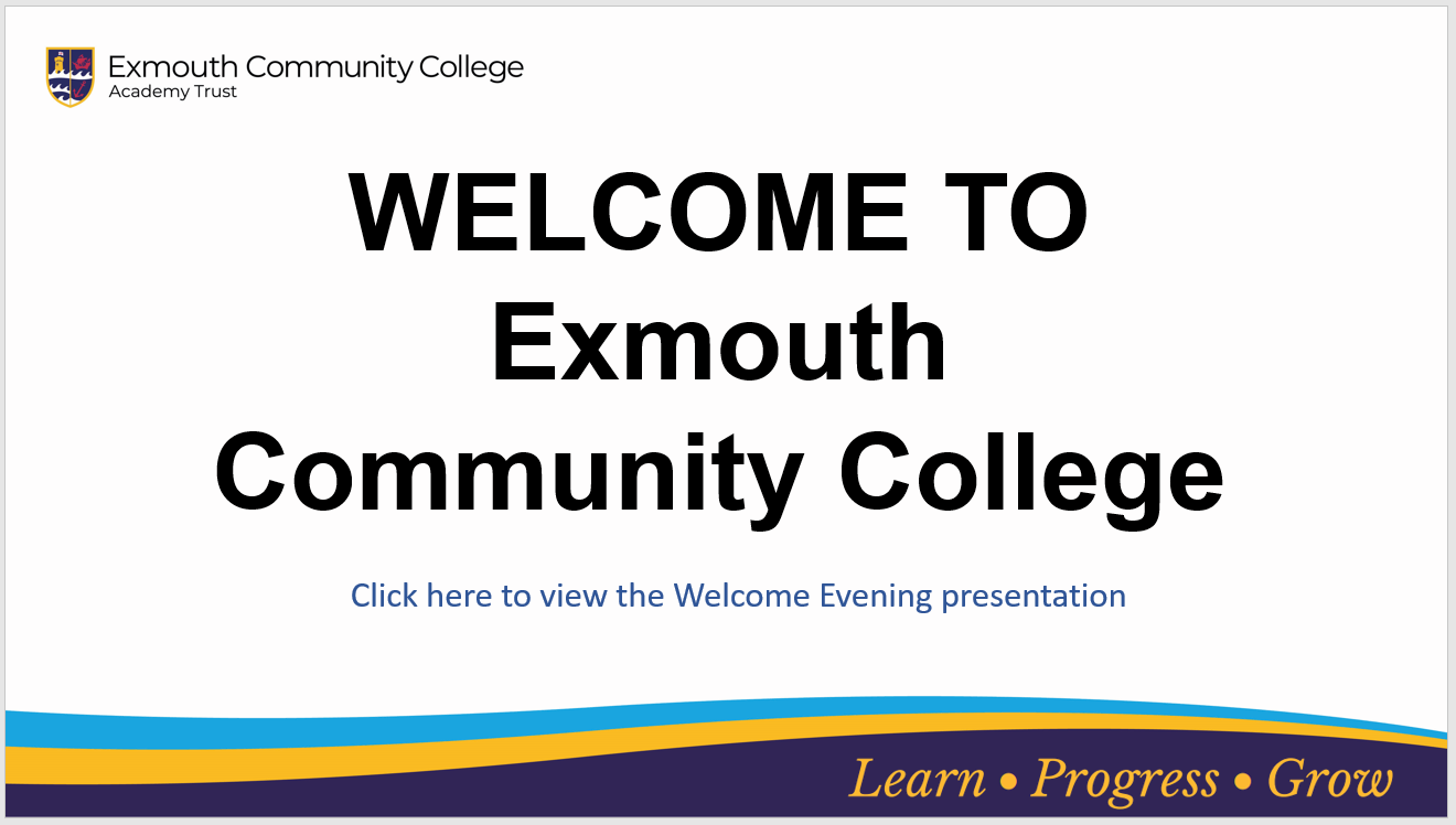 Exmouth Community College - Transition — Joining in Year 7
