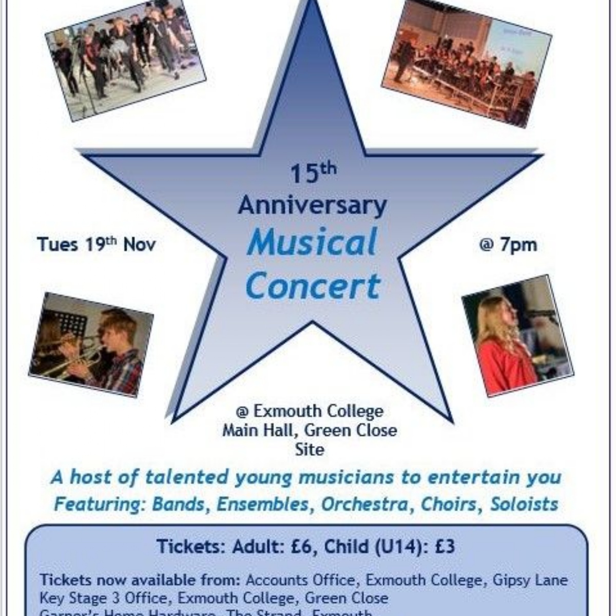 Exmouth Community College - 15th Anniversary Concert