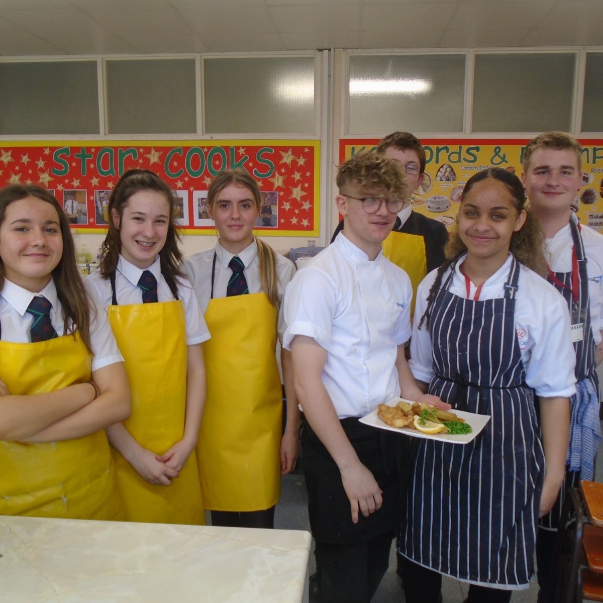 Exmouth Community College - Former ECC students visit for cooking ...